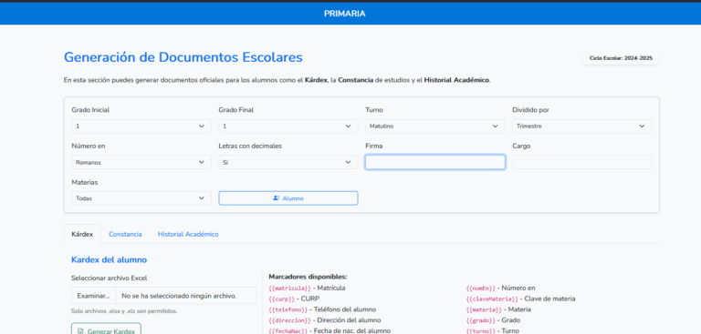 Edutrol CE – Control Escolar